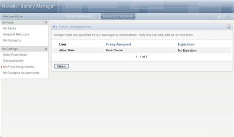 Novell Doc Identity Manager 351 User Application User Guide