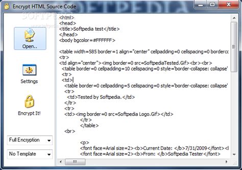 Html Encrypt It Download Softpedia