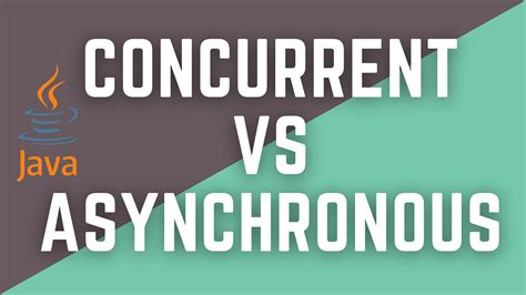 #1 Asynchronous Programming in Java-Concurrent vs Asynchronous | by anil gola | Medium
