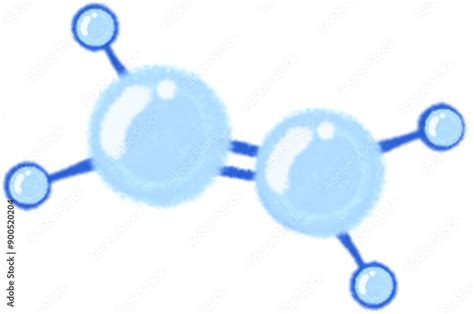 An Illustrated Diagram Featuring Icons Representing The Formulas Of Chemical Elements And