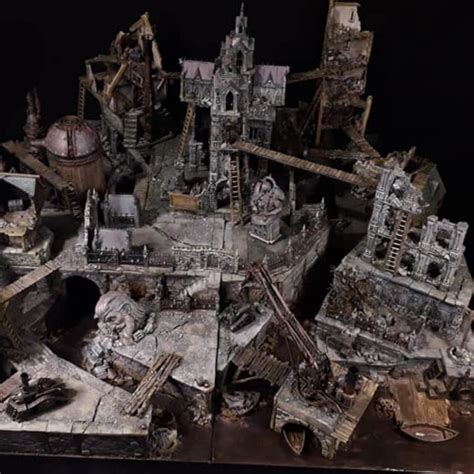 Warhammer Terrain Warhammer 40k Fantasy Battle Wargaming Terrain Necropolis City Photo