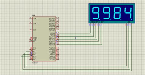 Counting From 0 To 9999 With 8051 Using 7 Segment Display 5 Steps