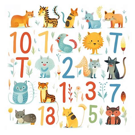 Premium Photo 3d Rendered Numbers Numeric For Young Learning