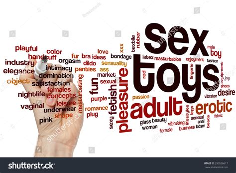 Sex Toys Word Cloud Concept Stock Photo 290526617 Shutterstock