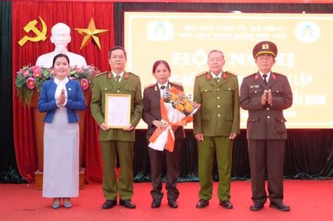 Thành Lập Chi Hội Cựu Cand P An Hải Nam Chuyên Trang Công An Đà Nẵng Báo Công An Nhân Dân
