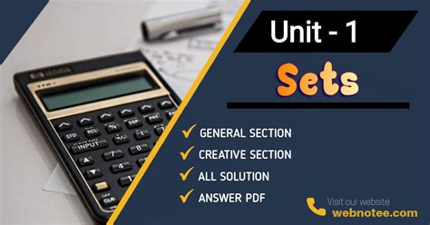 Sets Class 10 Mathematics Solutions Webnotee