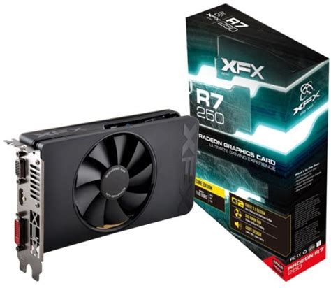 Xfx Amd Radeon R7 250 R7 250a Znf4 Core Edition 1gb Ddr5 Lp Pci E