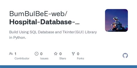 GitHub BumBulBeE Web Hospital Database Management System Build Using SQL Database And Tkinter