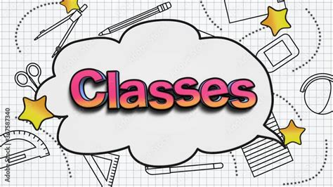This 3 D Animated Comic Book Style Intro Features The Text Classes In