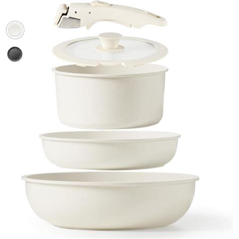 Carote Nonstick Cookware Sets Non Stick Pots And Pans Set Detachable