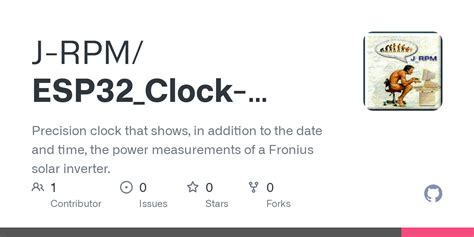 ESP Clock Fronius ESP Solar JR Ino At Main J RPM ESP Clock Fronius GitHub