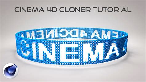 Cinema 4d Cloner And Shader Effector Tutorial Youtube