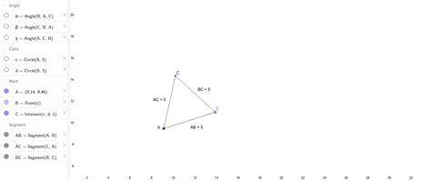 Equilateral Triangle Geogebra