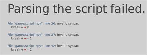 Cant Seem To Increment Or Set A Variable Rrenpy