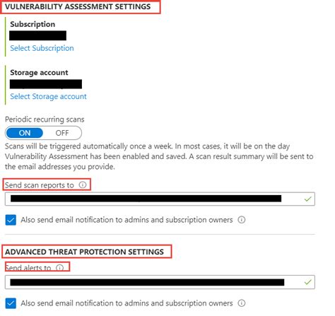 No Email After Run The Azure Vulnerabilities Assessment Scanner Microsoft Qanda