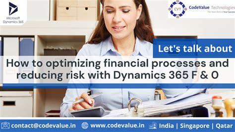 How To Optimizing Financial Processes And Reducing Risk With Dynamics Finance Operation