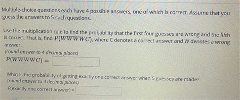 Solved Multiple-choice questions each have 4 possible | Chegg.com