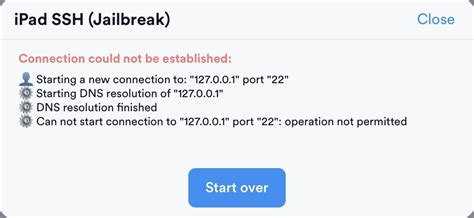 Help Why Cant I Ssh Into My Ipad I Can Ssh Through Windowss Shell