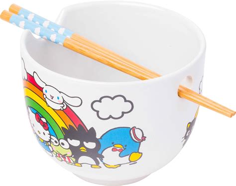 Silver Buffalo Sanrio Hello Kitty And Friends Rainbow Featuring Chococat Pompompurin My Melody