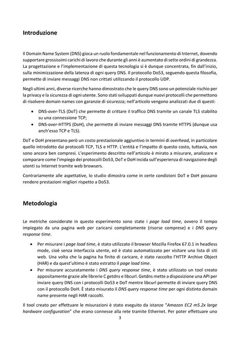 Extended Summary Of “comparing The Effects Of Dns Dot And Doh On Web Performance” Pdf