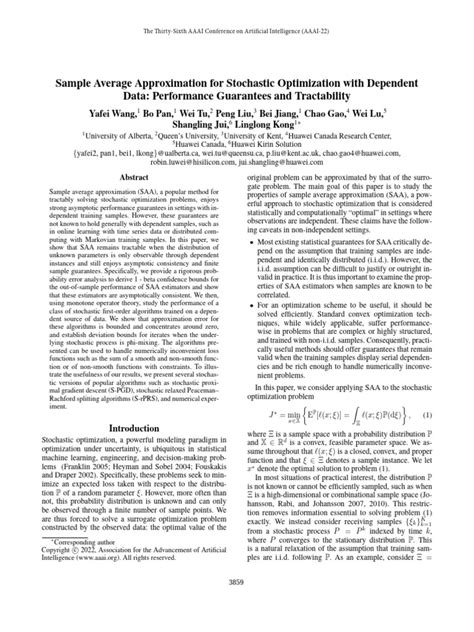 Sample Average Approximation For Stochastic Optimization With Dependent