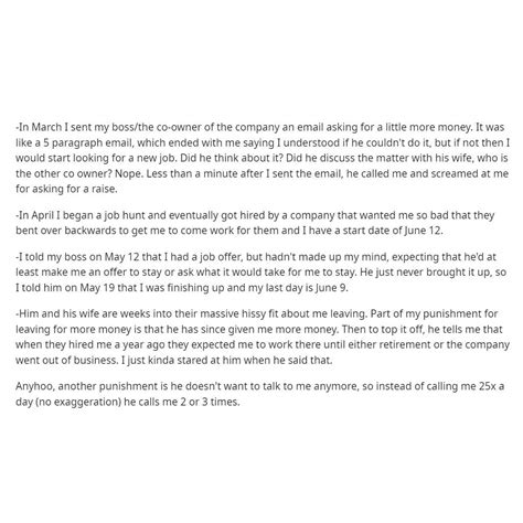 Boss Tells Employee He Is Expected To Work At The Company Until Retirement After He S Denied A
