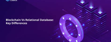 blockchain vs relational database key differences