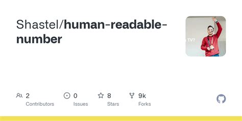 GitHub Shastel Human Readable Number
