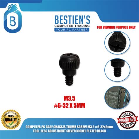 Computer Pc Case Chassis Thumb Screw M3 5 6 32x5mm Tool Less