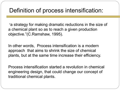 Process Intensification Pptx