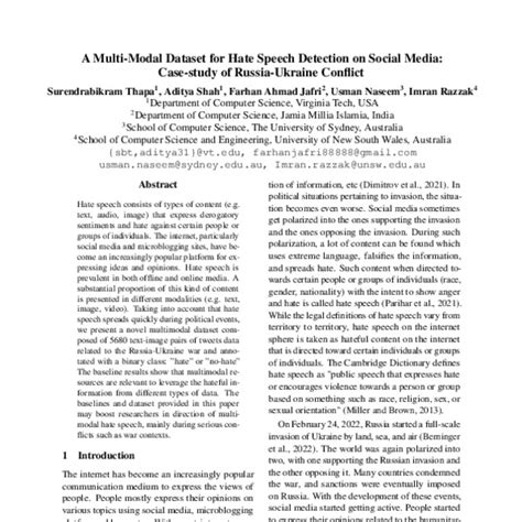 A Multi Modal Dataset For Hate Speech Detection On Social Media Case