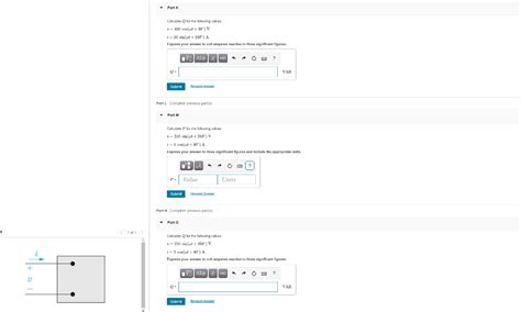 Solved Calculate Q For The Following Chegg Com