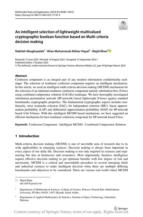 An Intelligent Selection Of Lightweight Multivalued Cryptographic