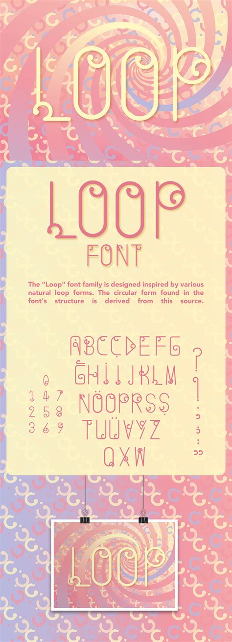 Loop Font Design On Behance