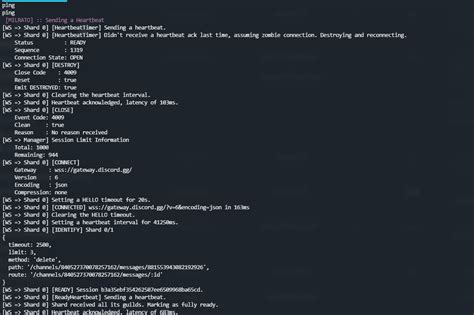 bot crashes every 1 5 minutes · issue 6552 · discordjs discord js · github