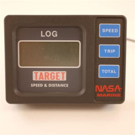 NASA MARINE Target LOG SPEED Instrument Display PERFECT Movemarine