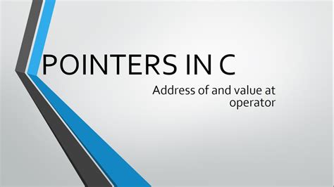 C Programming Tutorial 22 Pointers In C Hindi Youtube