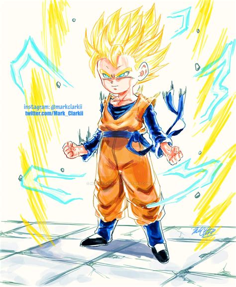 Goten Ssj2 By Mark Clark Ii On Deviantart