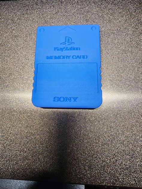 D Printed Playstation Memory Card Etsy