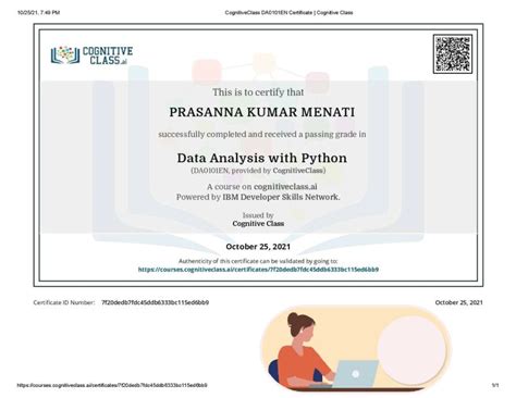 Prasannakumar M On Linkedin Cognitiveclass Ibm