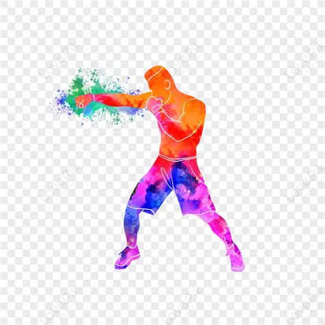 창의적인 일러스트 복싱 선수보디 빌딩만화운동 선수 Png 일러스트 무료 다운로드 Lovepik