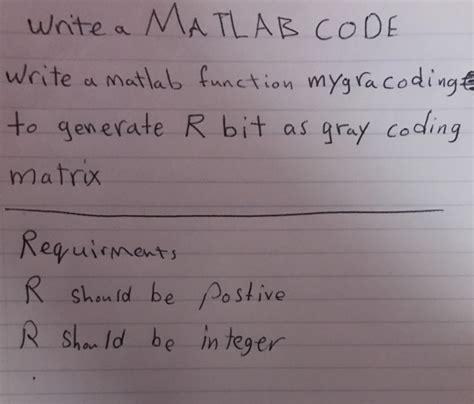 Solved Wnite A Matlae Codf Wcite A Matlab Function Mys A