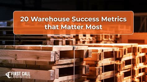 20 Warehouse Metrics That Matter Most