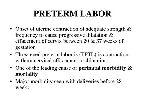 Solution Preterm Premature Rupture Of Membranes Studypool
