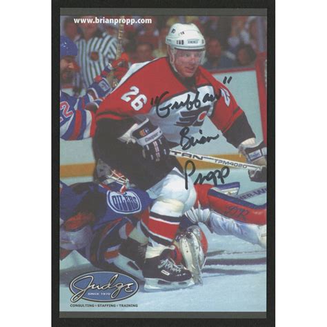 Brian Propp Signed 4x6 Flyers Postcard Inscribed Guffaw Si Coa Pristine Auction