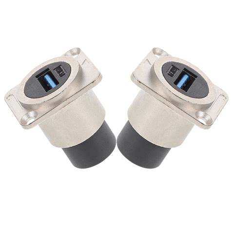 Usb Panel Socket Usb Bulkhead Coupler Adapter Pc Material Connector Bulkhead Extension Interface
