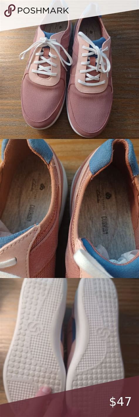 New Clarks Sillian 20 Lace Mauve Tennis Shoes Wmns Sz 95 Tennis