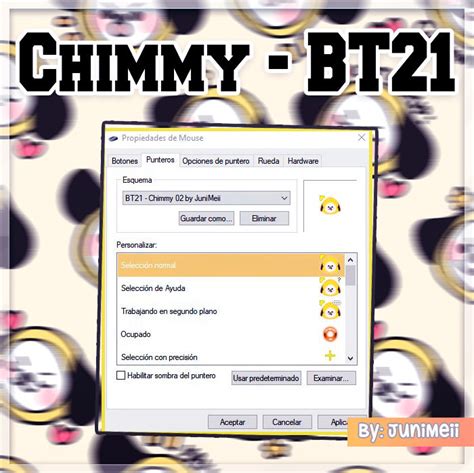 Chimmy Bt21 {cursor} Oo2 By Junimeii On Deviantart