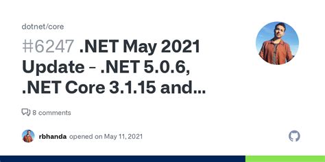 NET May Update NET NET Core And NET Core Issue Dotnet