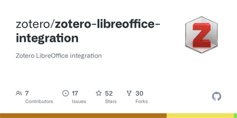 Github Zoterozotero Libreoffice Integration Zotero Libreoffice